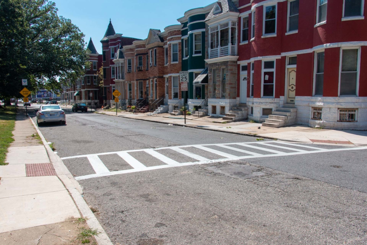 Four new crosswalks installed! – TAP Druid Hill