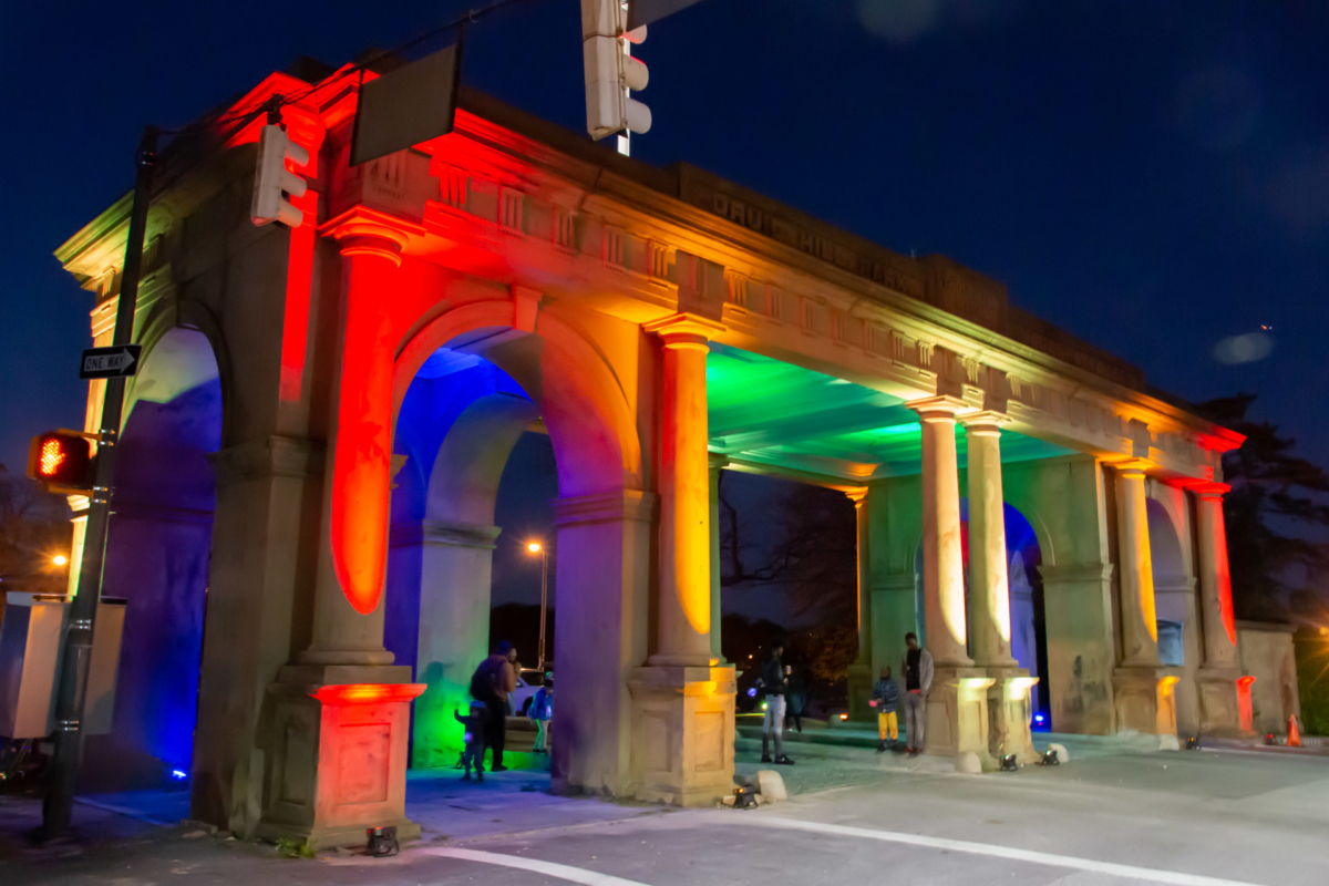 Arches & Access Light Art & Parade – TAP Druid Hill